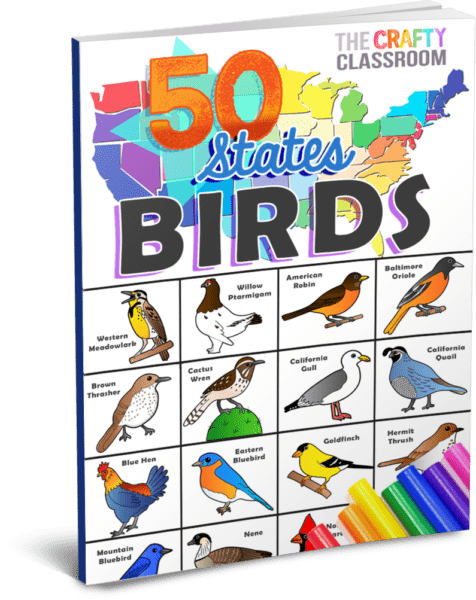 50 State Birds Activity Pack - The Crafty Classroom