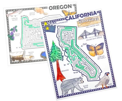 U.S.A. State Activity Pages