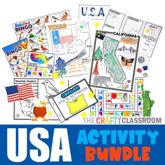 U.S.A. State Activity Pages