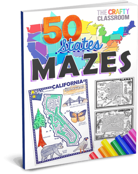 U.S.A. Maze Activity Pack - The Crafty Classroom