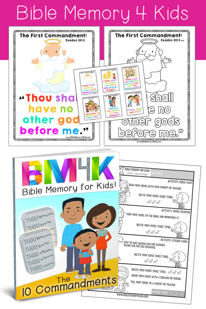 Bible Memory 4 Kids: The Ten Commandments