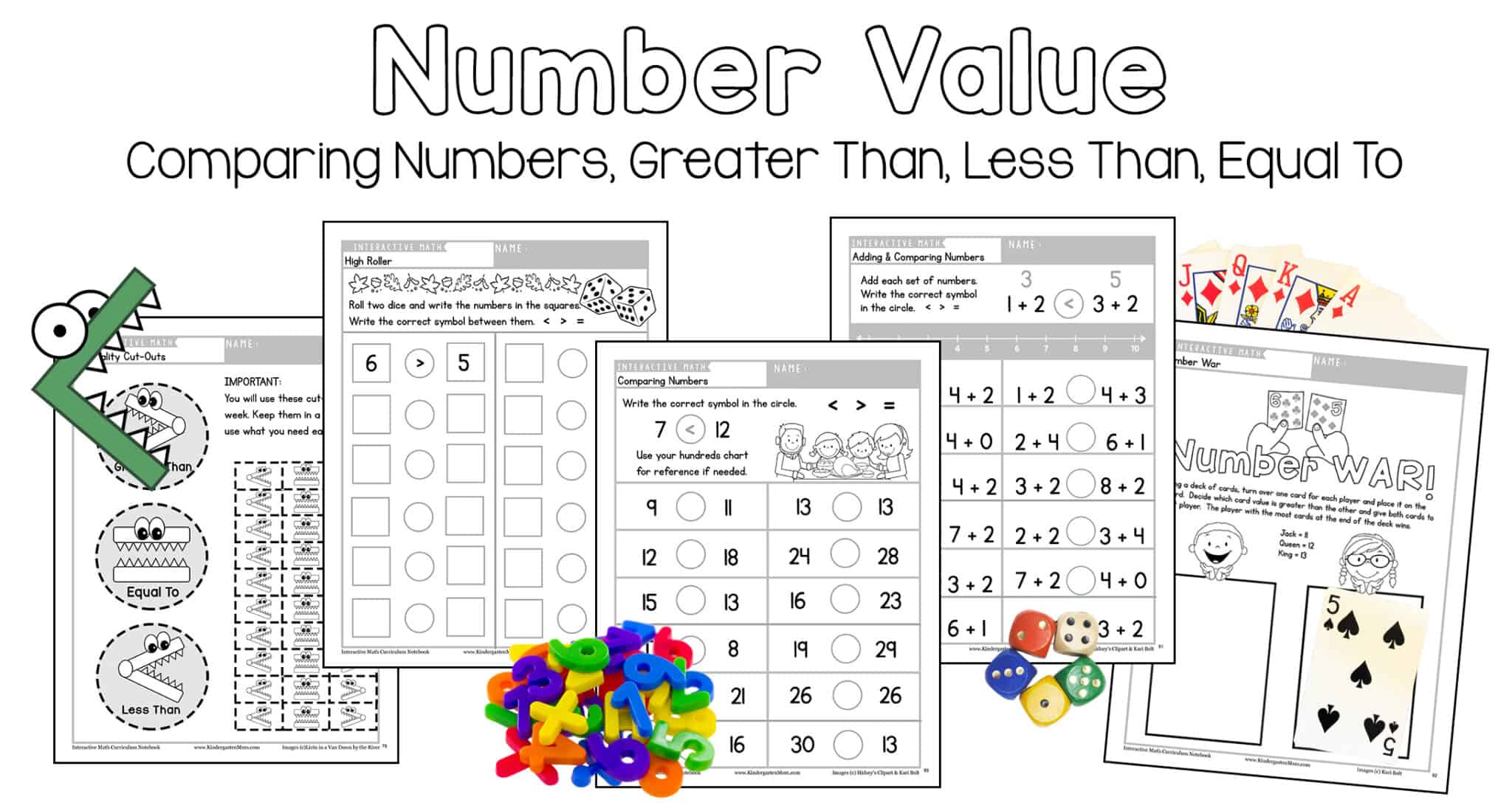Interactive Math: Kindergarten - The Crafty Classroom