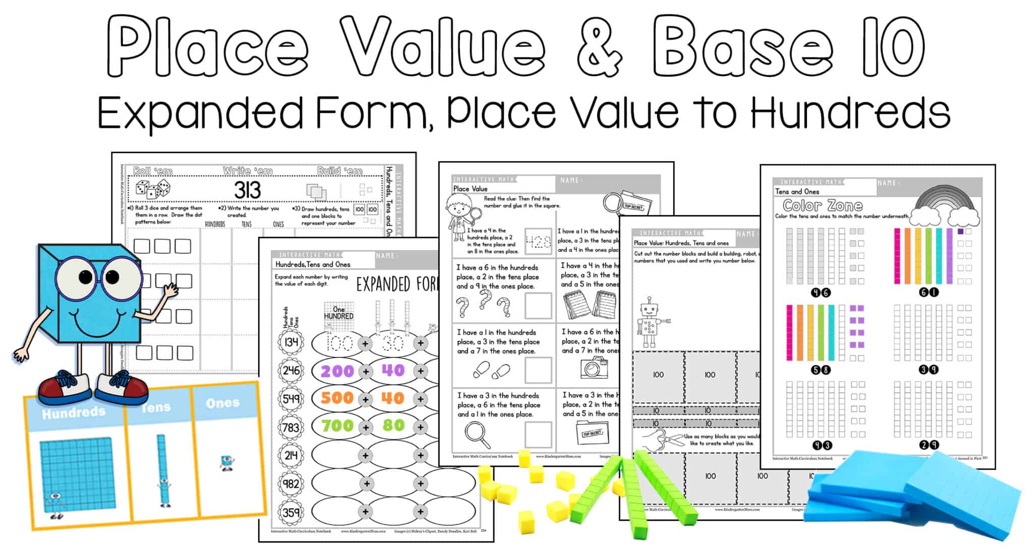Interactive Math: Kindergarten - The Crafty Classroom