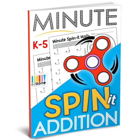 Minute Spin It Math Drills: Addition - The Crafty Classroom