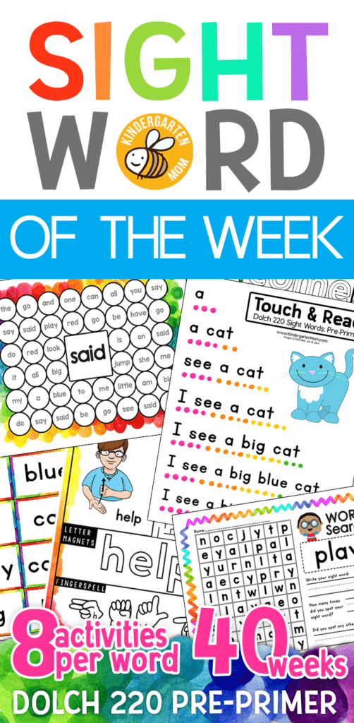 Sight Word of the Week - The Crafty Classroom