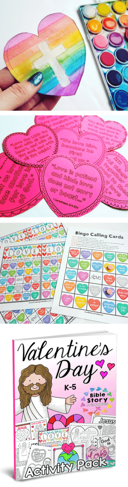Valentine's Day Bible Activity Pack - The Crafty Classroom