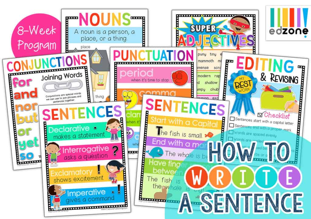 How to Write a Sentence - The Crafty Classroom