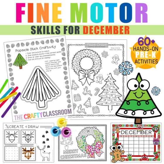 Fine Motor Skills: Holiday & Seasons Bundle - The Crafty Classroom