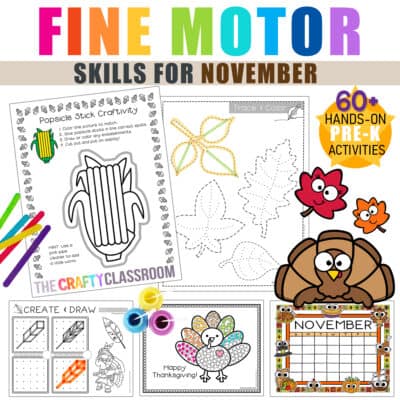 Fine Motor Skills: Holiday & Seasons Bundle - The Crafty Classroom