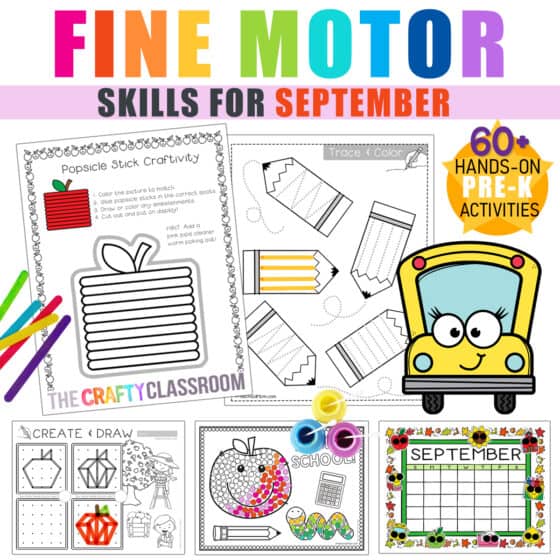 Fine Motor Skills: Holiday & Seasons Bundle - The Crafty Classroom