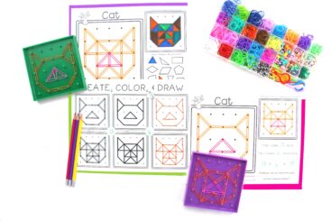 Geoboard Activity Bundle - The Crafty Classroom