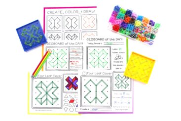 Geoboard Activity Bundle - The Crafty Classroom