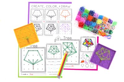 Geoboard Activity Bundle - The Crafty Classroom