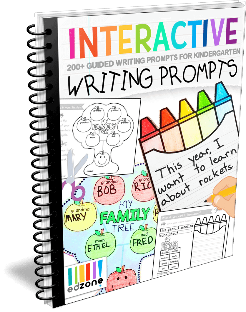 Kindergarten Writing Prompts A Year Of Interactive Guided Writing