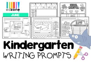 Kindergarten Writing Prompts: A Year of Interactive Guided Writing ...