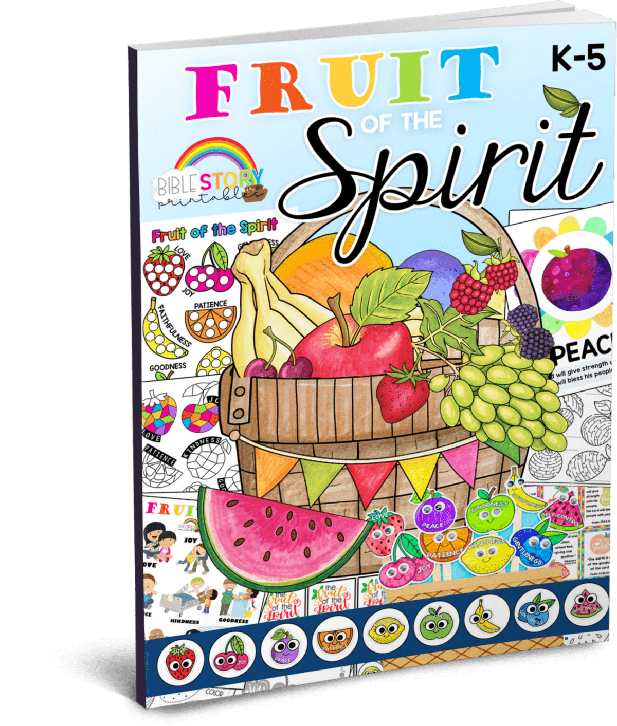 Fruit Of The Spirit Bible Activity Pack The Crafty Classroom