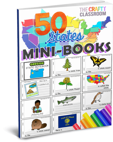 50 States Minibook Pack - The Crafty Classroom