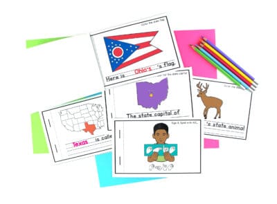 50 States Minibook Pack - The Crafty Classroom