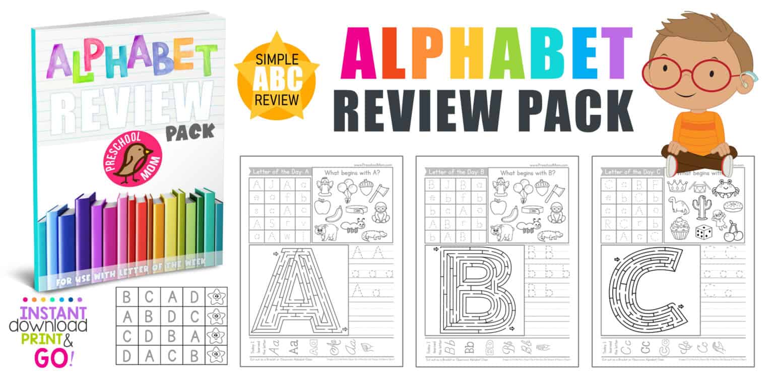 Alphabet Review Pack - The Crafty Classroom