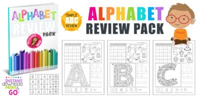 Alphabet Review Pack - The Crafty Classroom