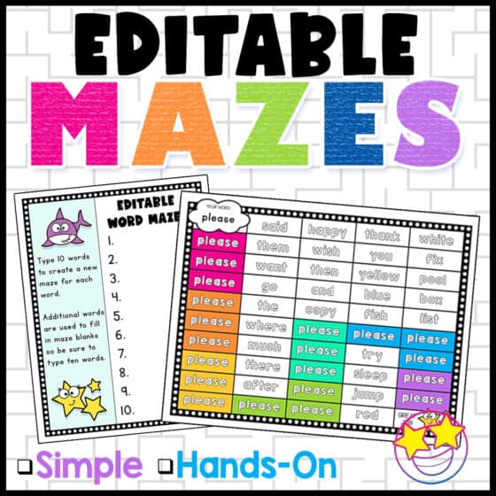 Maze Activity Bundle - The Crafty Classroom
