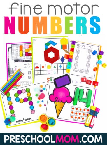 Fine Motor Numbers Bundle - The Crafty Classroom
