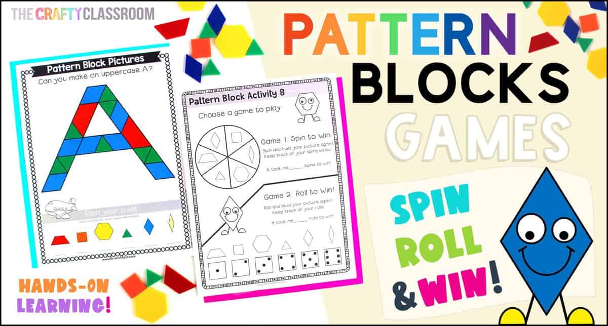 Pattern Block Activity Pack - The Crafty Classroom