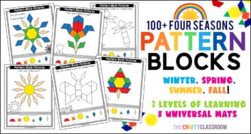 Pattern Block Activity Pack - The Crafty Classroom