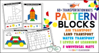 Pattern Block Activity Pack - The Crafty Classroom