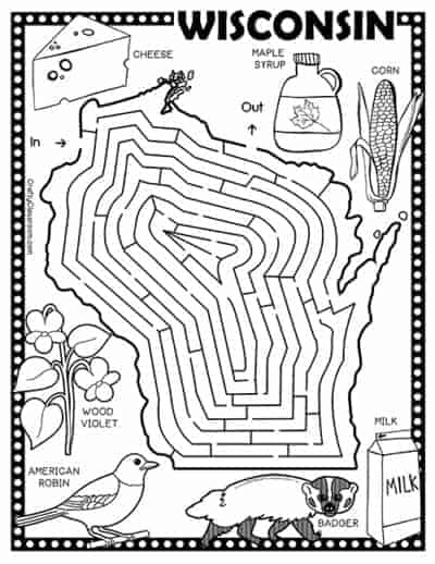 U.S.A. Maze Activity Pack - The Crafty Classroom