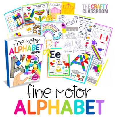 Fine Motor Alphabet Bundle - The Crafty Classroom