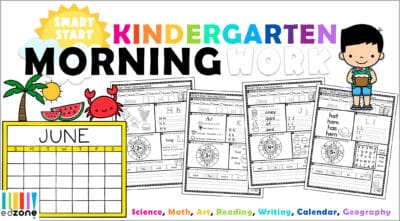 Smart Start Morning Work: Kindergarten - The Crafty Classroom
