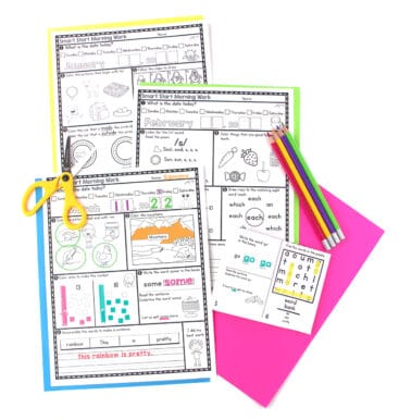 Smart Start Morning Work Bundle - The Crafty Classroom