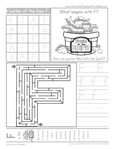 Bible ABC Review Pack - The Crafty Classroom