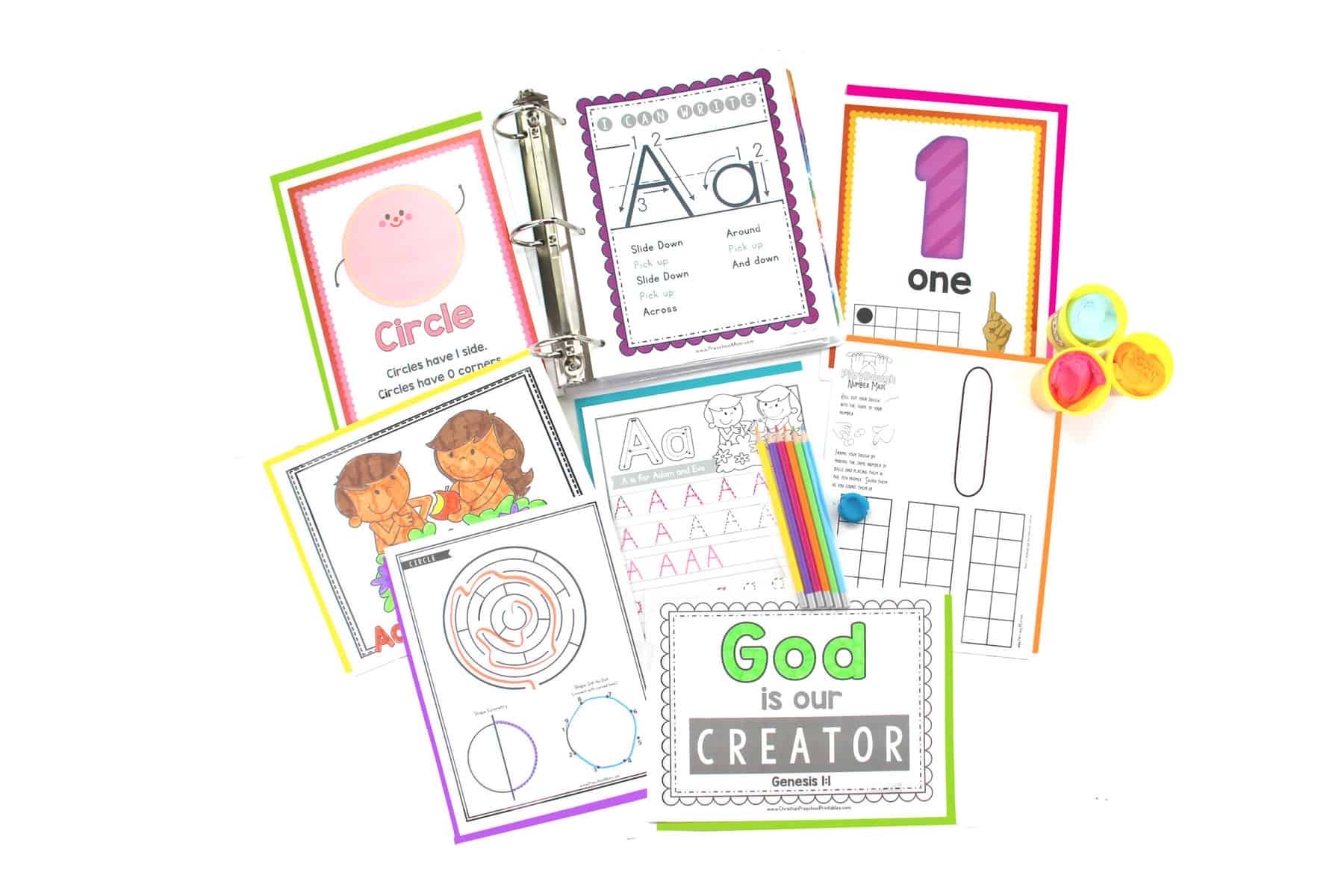 Preschool Bible Curriculum Bundle - The Crafty Classroom
