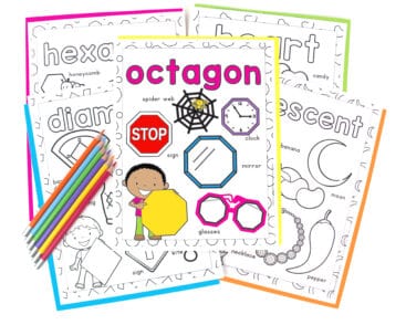 Fine Motor Shape Bundle - The Crafty Classroom