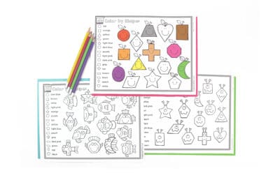 Fine Motor Shape Bundle - The Crafty Classroom