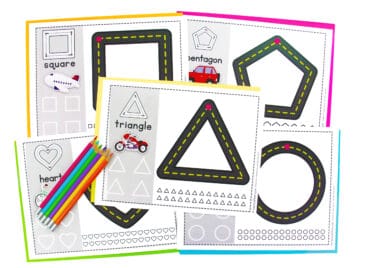 Fine Motor Shape Bundle - The Crafty Classroom