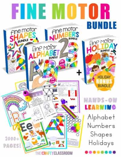 Fine Motor Bundle - The Crafty Classroom