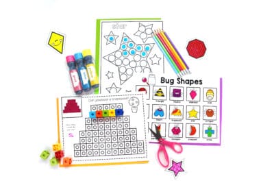 Fine Motor Shape Bundle - The Crafty Classroom
