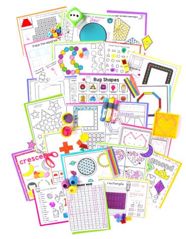Fine Motor Shape Bundle - The Crafty Classroom