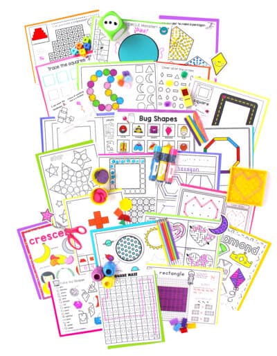 Fine Motor Shape Bundle - The Crafty Classroom