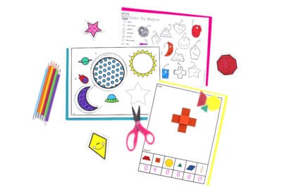 Fine Motor Shape Bundle - The Crafty Classroom
