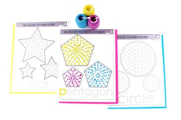 Fine Motor Shape Bundle - The Crafty Classroom