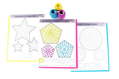 Fine Motor Shape Bundle - The Crafty Classroom