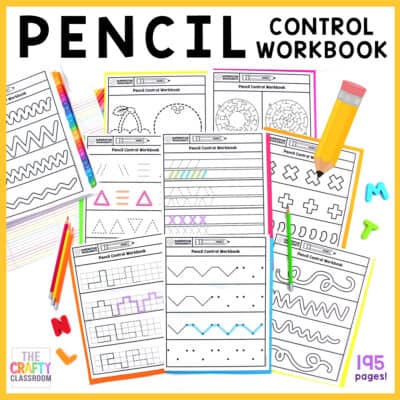 Pencil Control Workbook - The Crafty Classroom