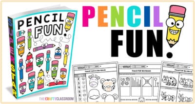 Pencil Fun Workbook Bundle - The Crafty Classroom