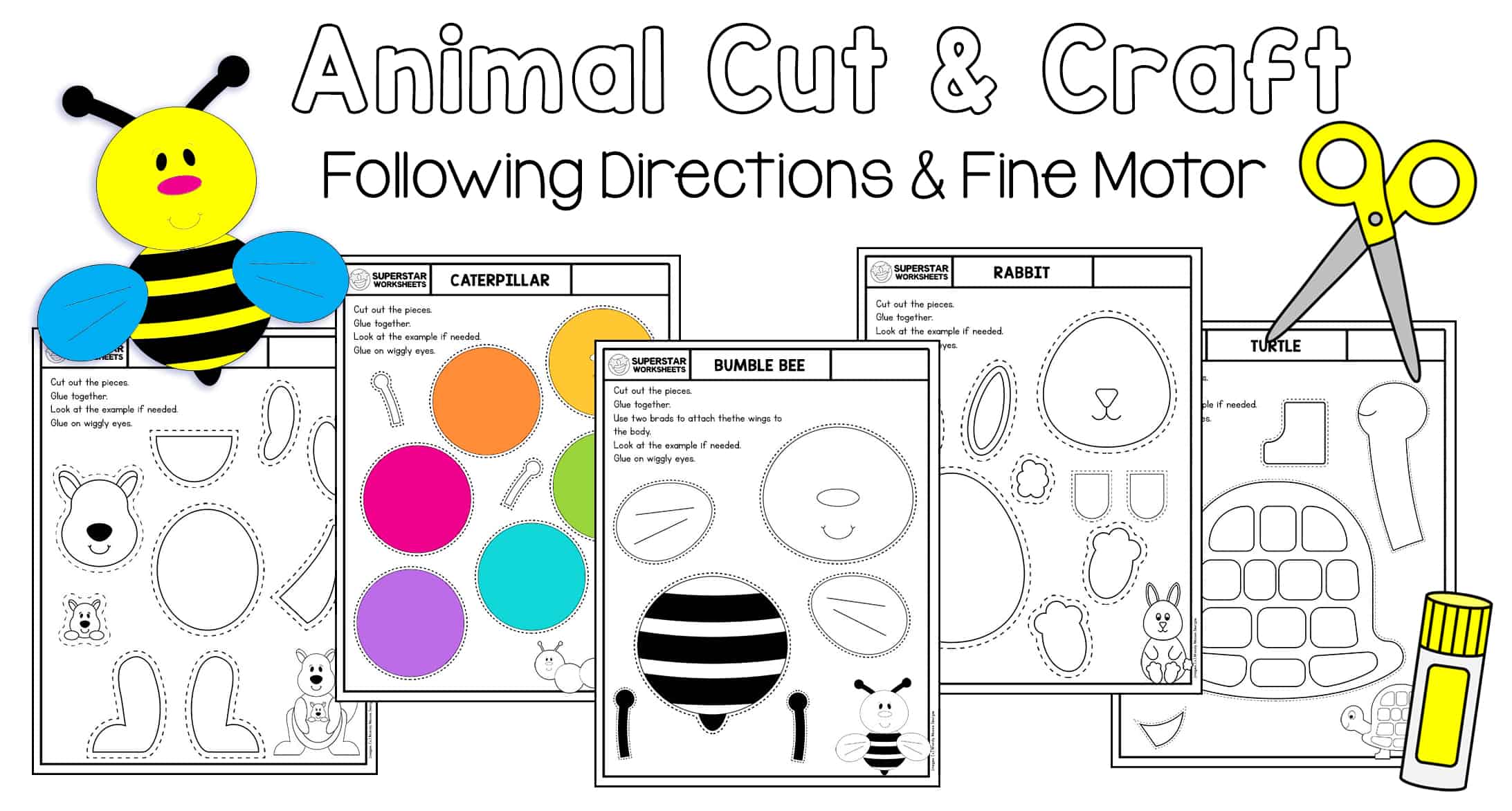 Scissor Skills Bundle - The Crafty Classroom