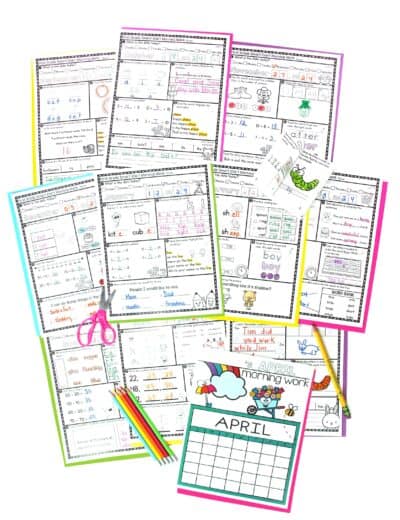 Smart Start First Grade Morning Work - The Crafty Classroom