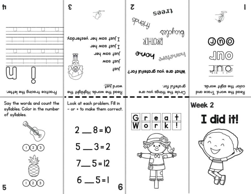 Smart Start First Grade Morning Work - The Crafty Classroom